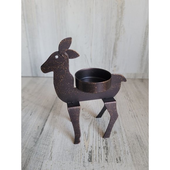 PartyLite | Holiday | Partylite Deer Fawn Tealight Candle Holder Figure ...